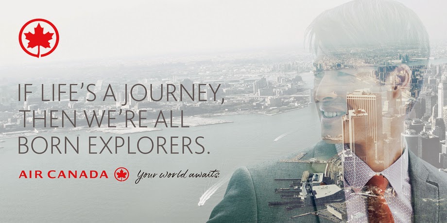 BLOGEROD | Nikki Ormerod: Air Canada Print Campaign 2014