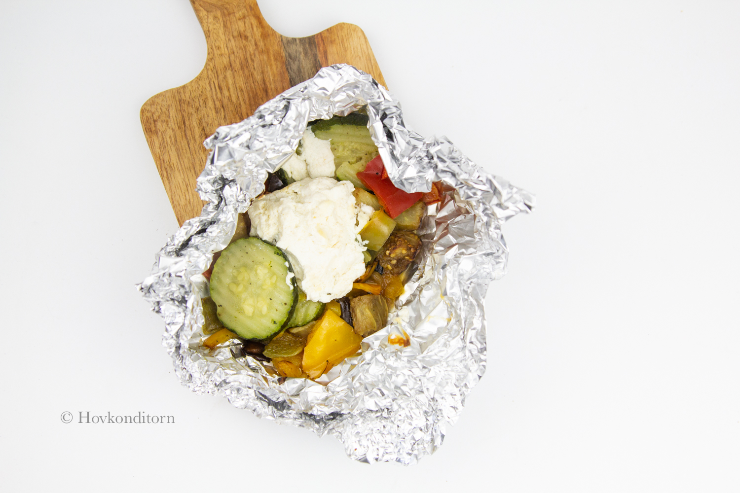 Vegetable Bundles with Ricotta