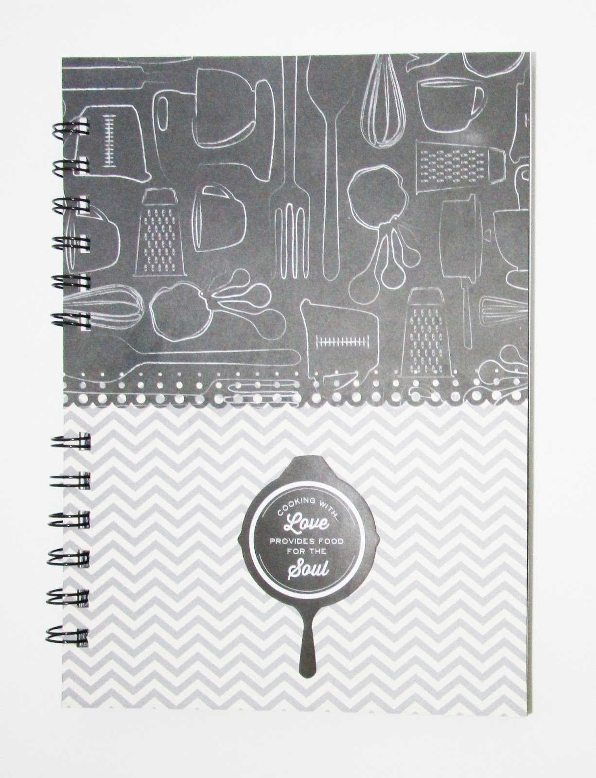 Caderno de Receitas A5 (50folhas) “Cooking with Love”