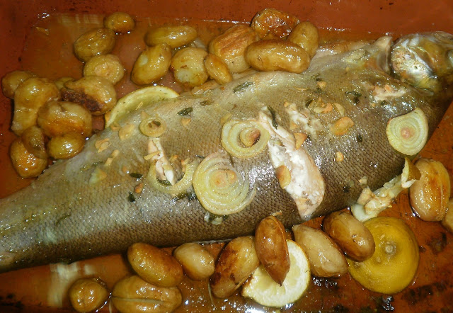 Truta salmonada com limão e endro - Baú da Conceição