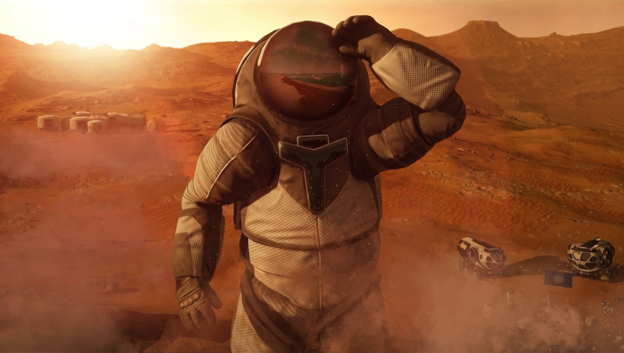 HD images from Mars 2030 VR experience | human Mars