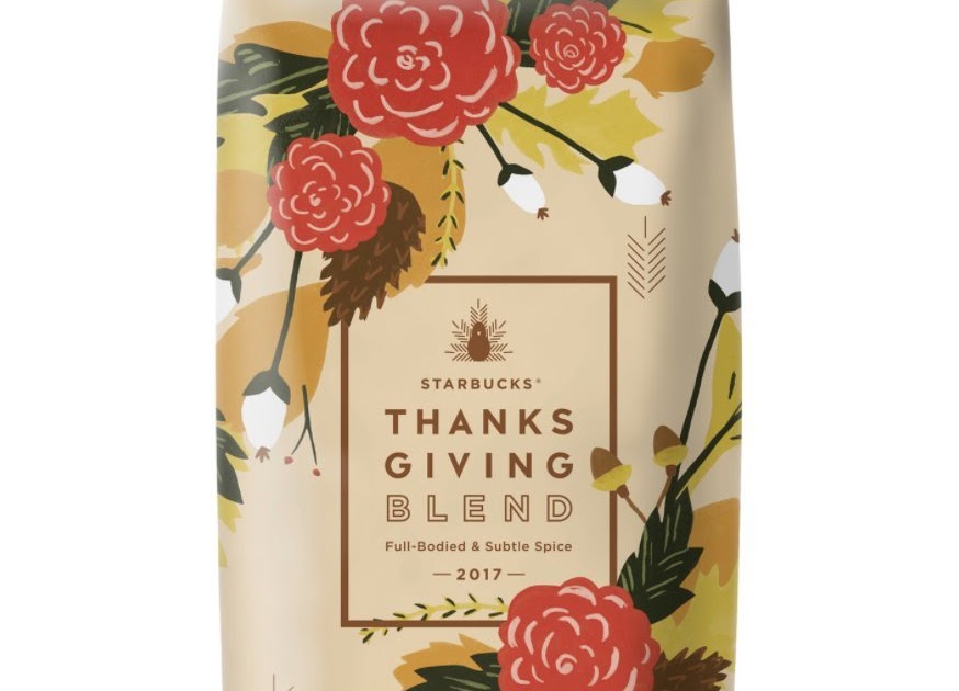 STARBUCKS COFFEE DARK ROAST - THANKS GIVING BLEND - Laguna Cafee
