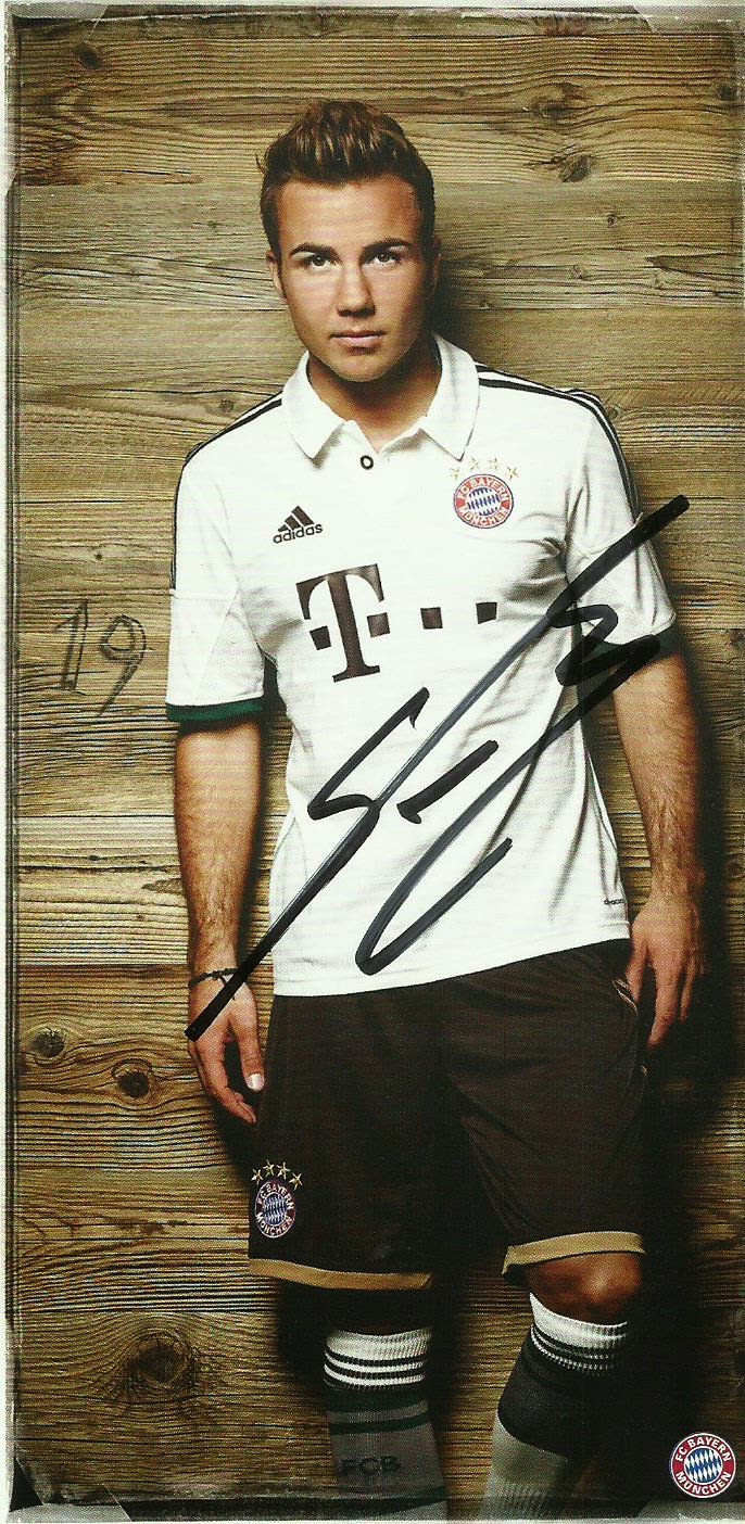 Autografy Marcina: Mario Götze,Margaret