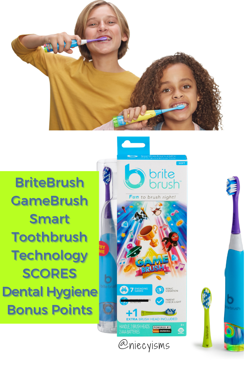 BriteBrush GameBrush Smart Toothbrush Tech Scores Dental Hygiene Bonus ...