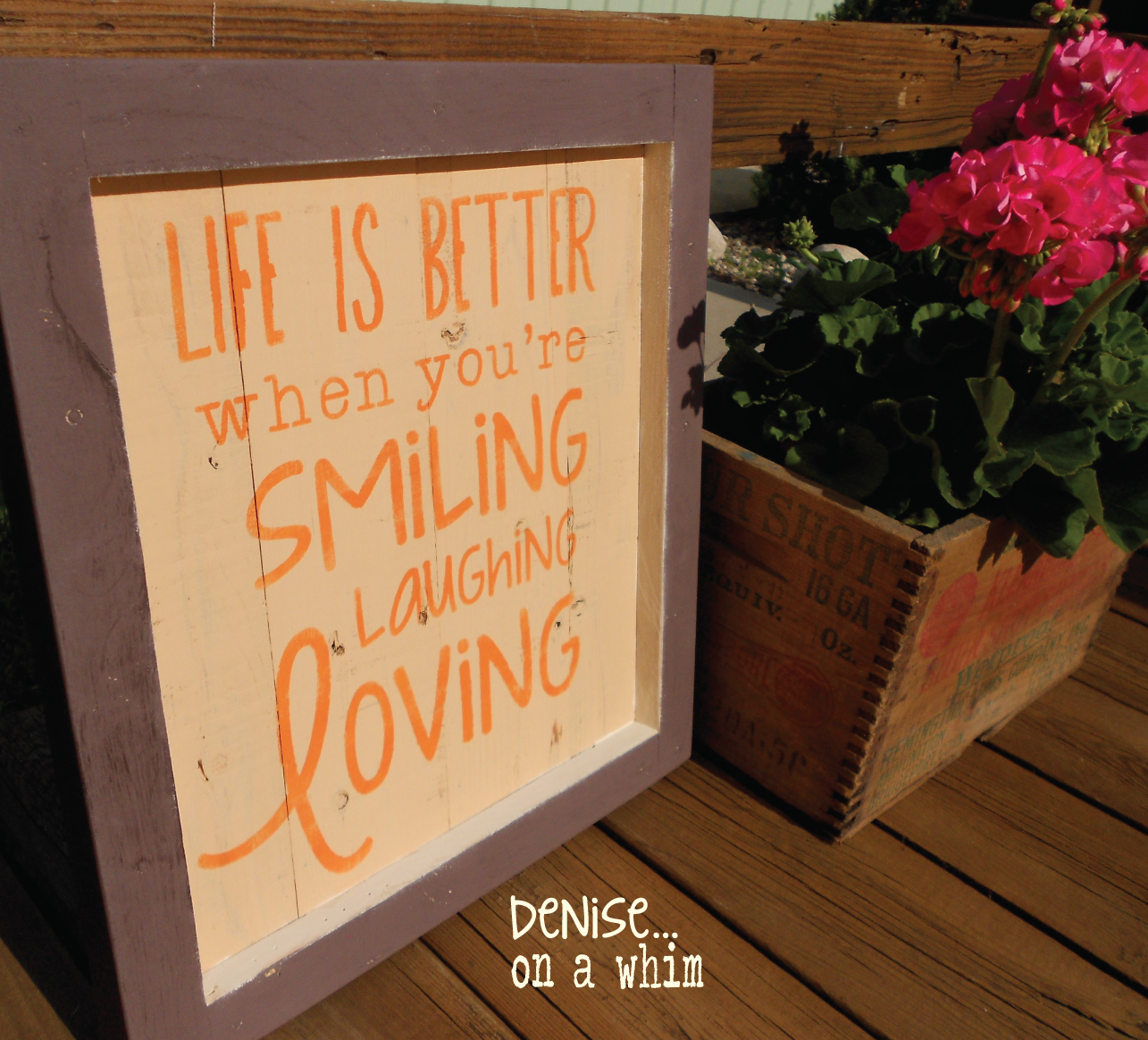 denise...on a whim: Pallet Signs