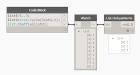 Enjoy Revit: Examples for All List Actions in DYNAMO