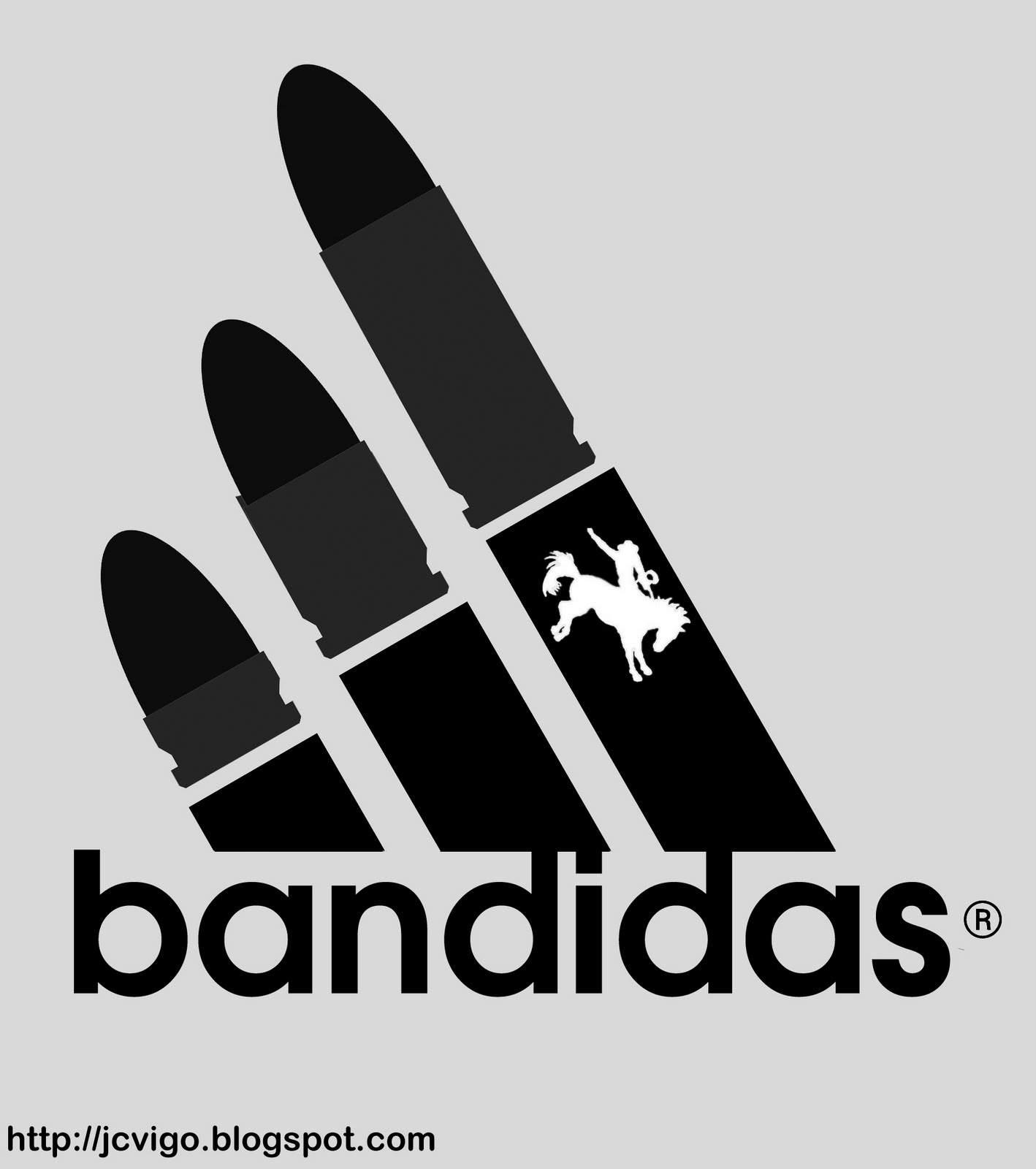 HUMOR CANALLA: Diseños Graciosos Nº 108 - Bandidas (Estilo Adidas)