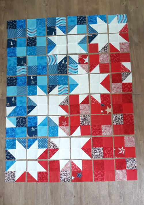 Beautiful Skills - Crochet Knitting Quilting : Star Spangled Baby Quilt ...