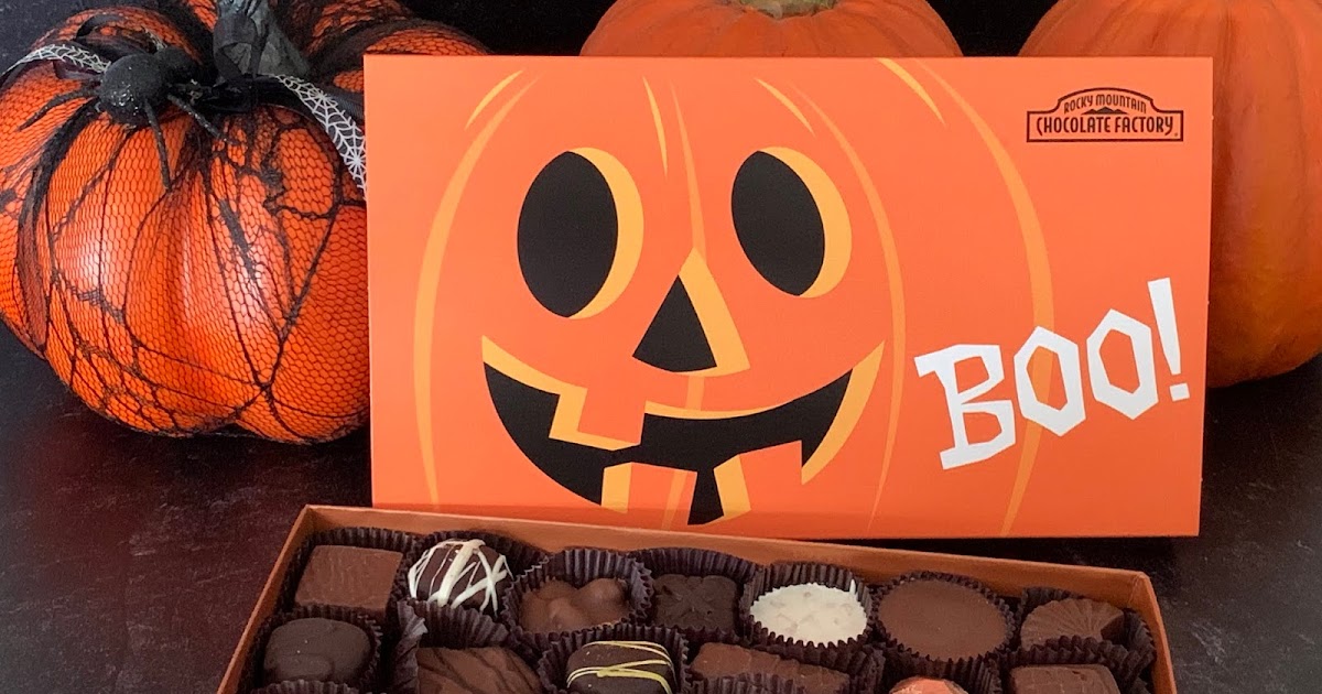 Rocky Mountain Chocolate Factory Assorted Jack-O-Lantern "Boo" Box of ...