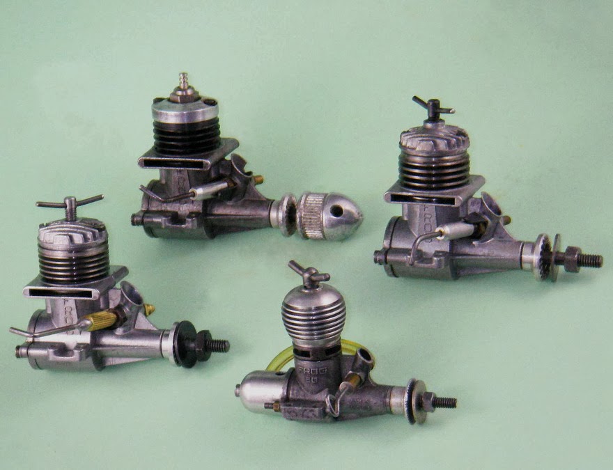 Vintage Model Airplane Engines Running: Frog 150 Mk 3