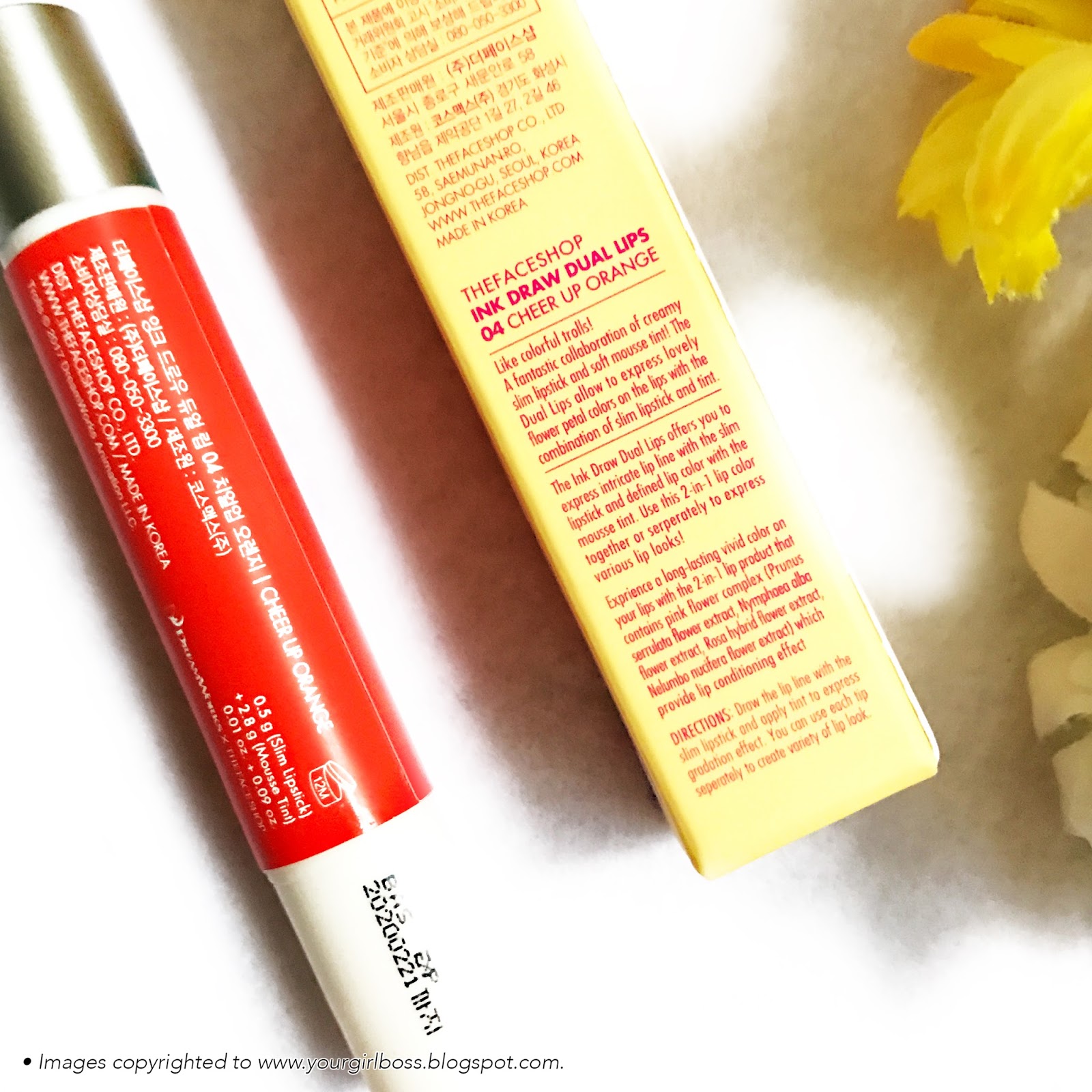 The Face Shop Trolls Ink Draw Dual Lips Review - Jean Kuah's Beauty Blog