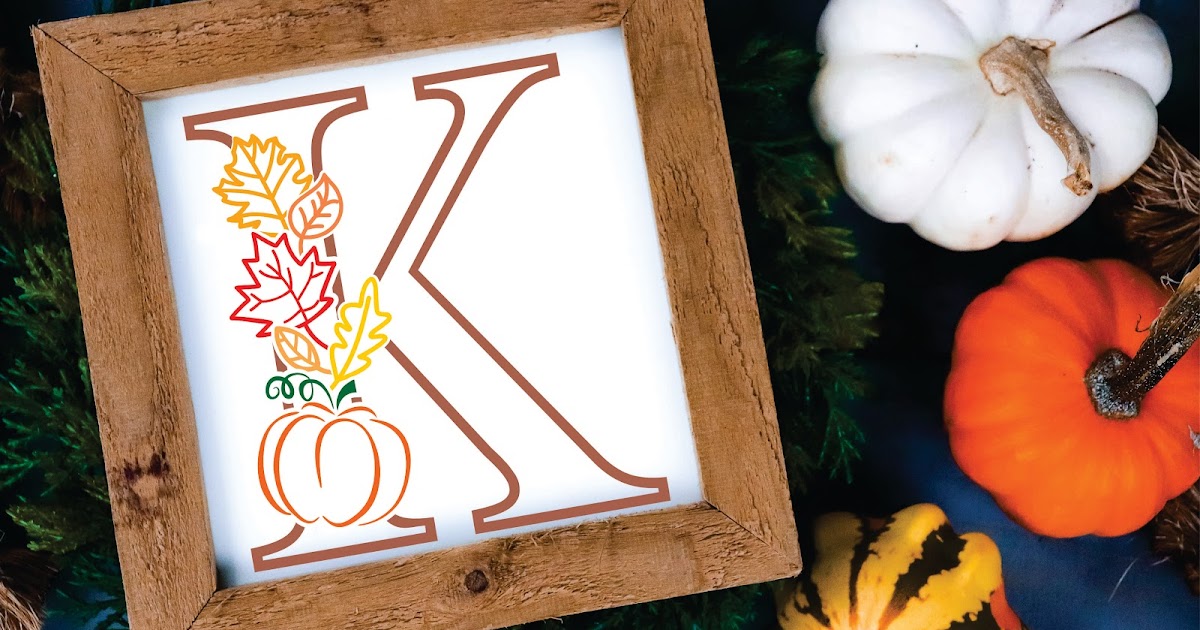 Freebie Friday: Fall Monogram Letters - Silhouette School