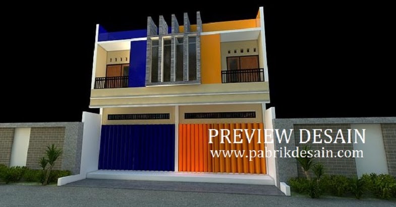 Desain ruko 2 unit referensi fasad - DESAIN RUKO