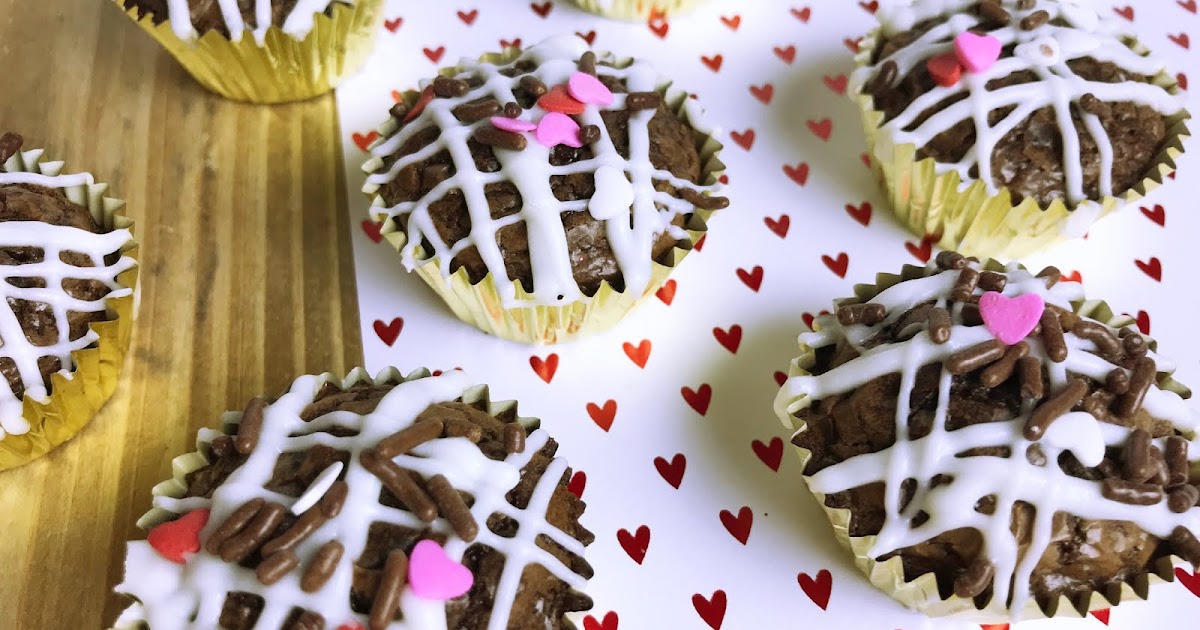 Confetti Hearts Sprinkle Brownie Bites | Wrapped Up N U