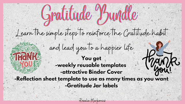 I have made a Gratitude Bundle to start your journey to a better life ...