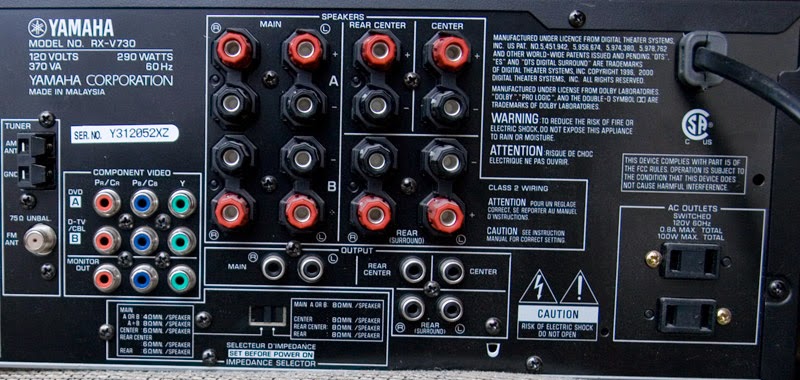 Yamaha RX-V730 - AV Receiver | AudioBaza