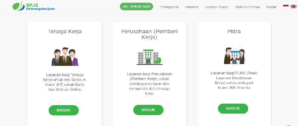 Cara Daftar dan Antri BPJS Ketenagakerjaan Online - Manyasah Ilmu