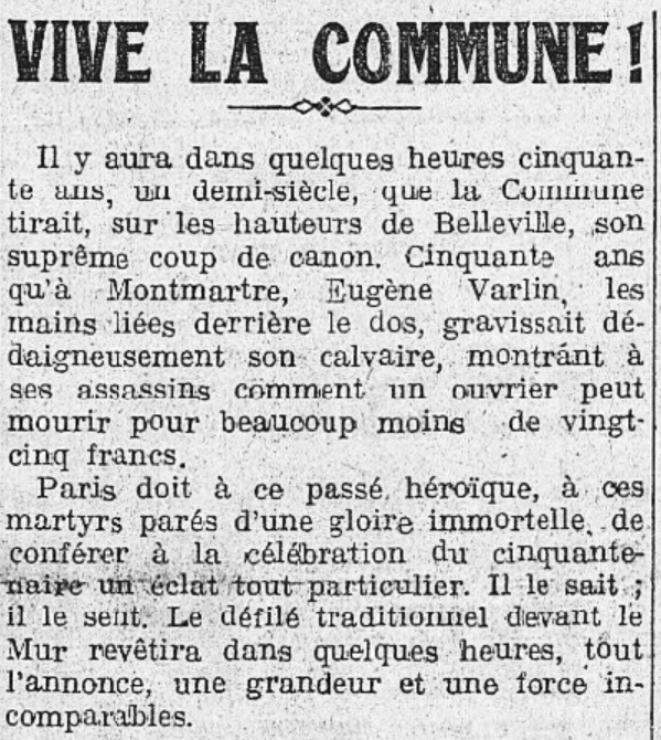 Week 21: Vive la Commune ! ~ Invisible Paris