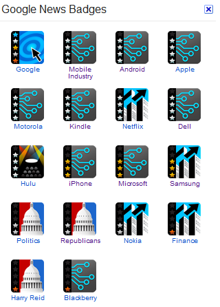 Macrotots: Who's Counting? Well, not Google Badges