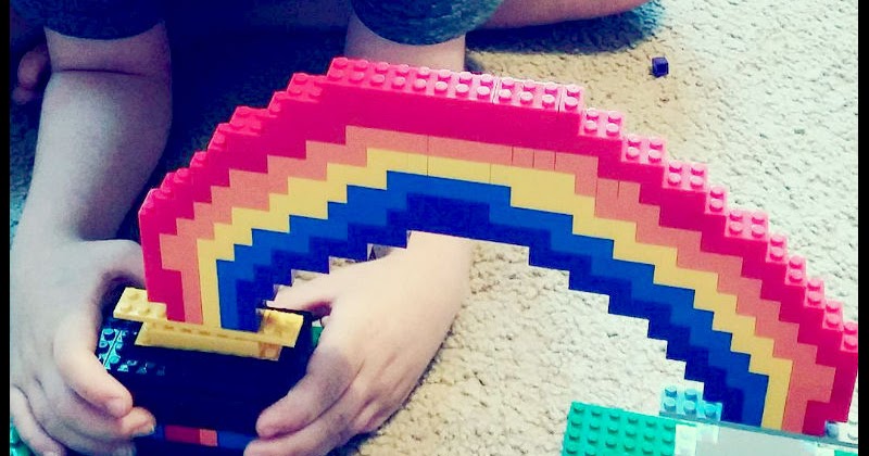LEGO Rainbow: An Amazing Team Building Challenge | Preschool Powol Packets