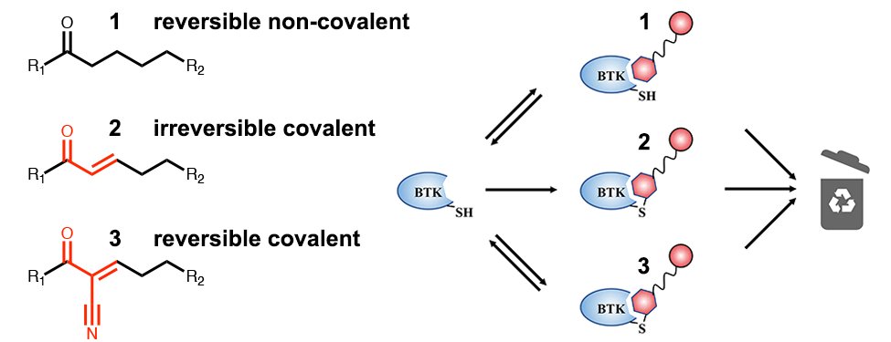 Covalent Modifiers: Efficient targeted degradation via reversible and ...