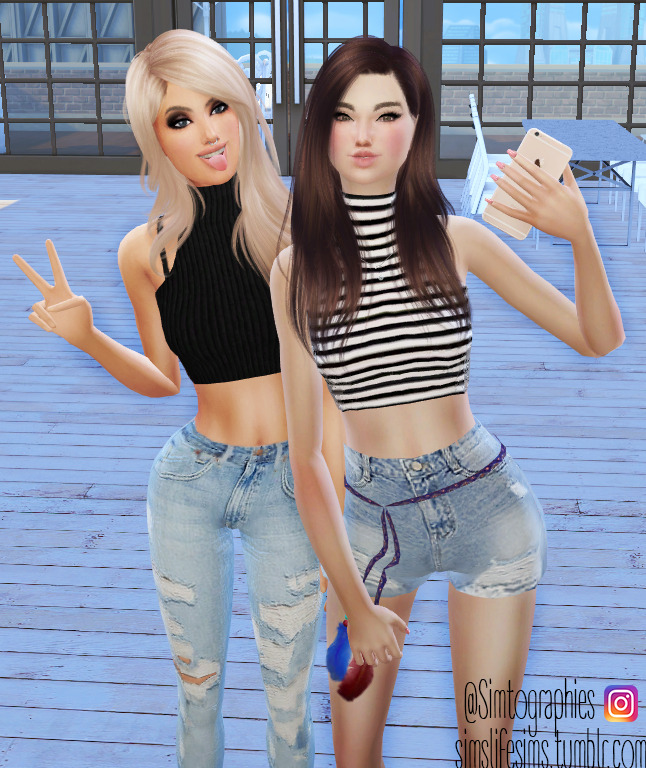 Besties Mirror Usie - Pose - Simtographies