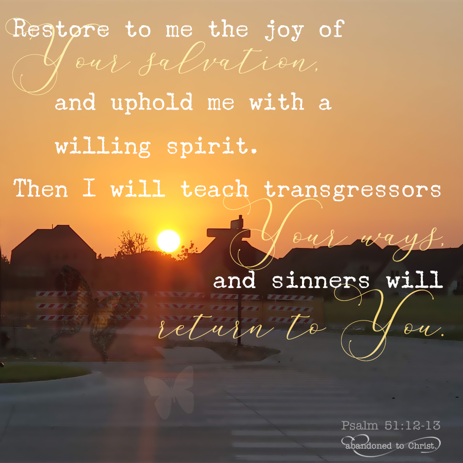 I'm Grateful I Grieve When God Grieves | abandoned to Christ.