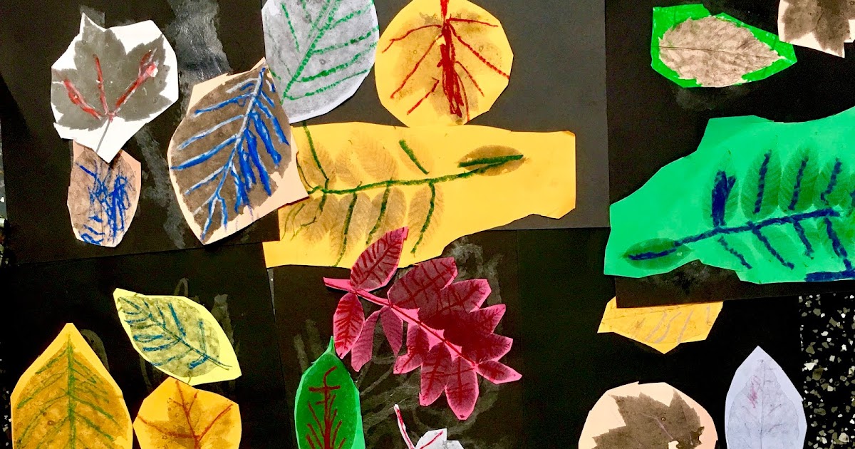 Fayston Elementary Art: Kindergarten Leaf and Nature Collages