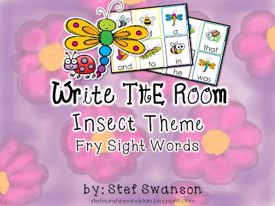 Dream Big Kinders: Kindergarten Writing Center: Write the Room {Insect ...