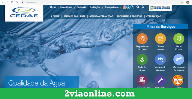 Segunda Via CEDAE - Como Gerar Boleto Atualizado