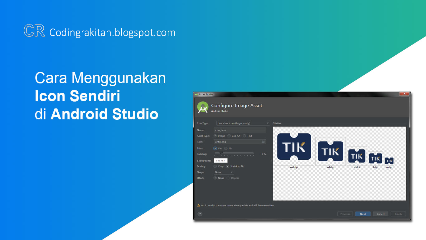 Cara Menggunakan Icon Sendiri di Android Studio ~ CODING RAKITAN ...