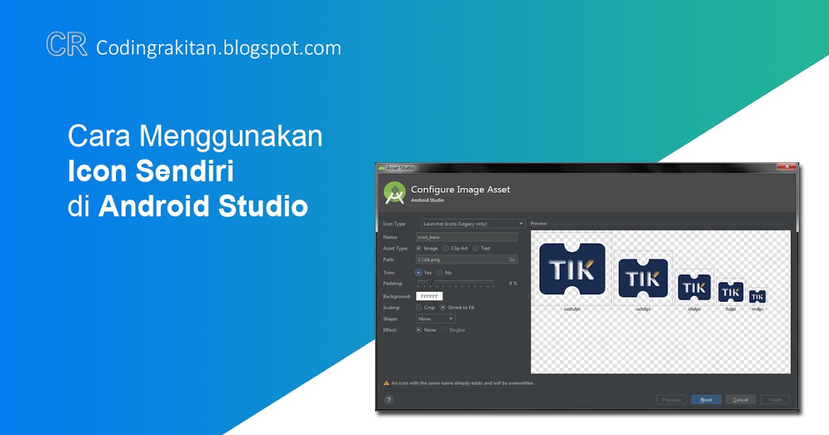 Cara Menggunakan Icon Sendiri di Android Studio ~ CODING RAKITAN ...