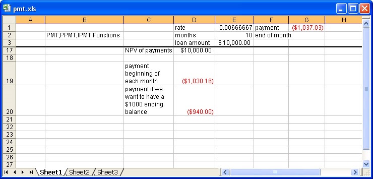 Chapter 10: Functions for Personal Financial Decisions: The PV, FV, PMT ...