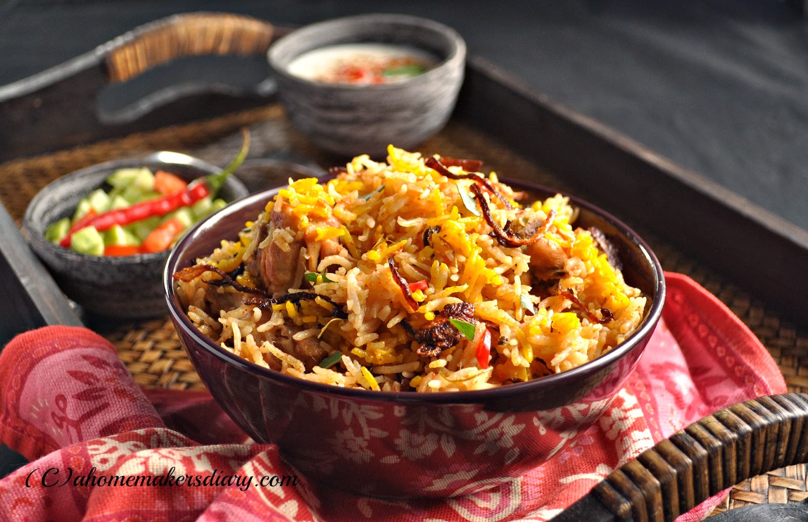 Easy Chicken Pulao and tips on Microwave cooking - A Homemaker's Diary