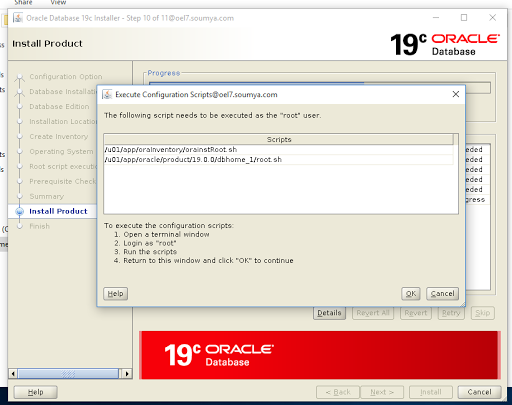 Soumya's Database Blog : Oracle Database 19c Installation On Oracle Linux 7