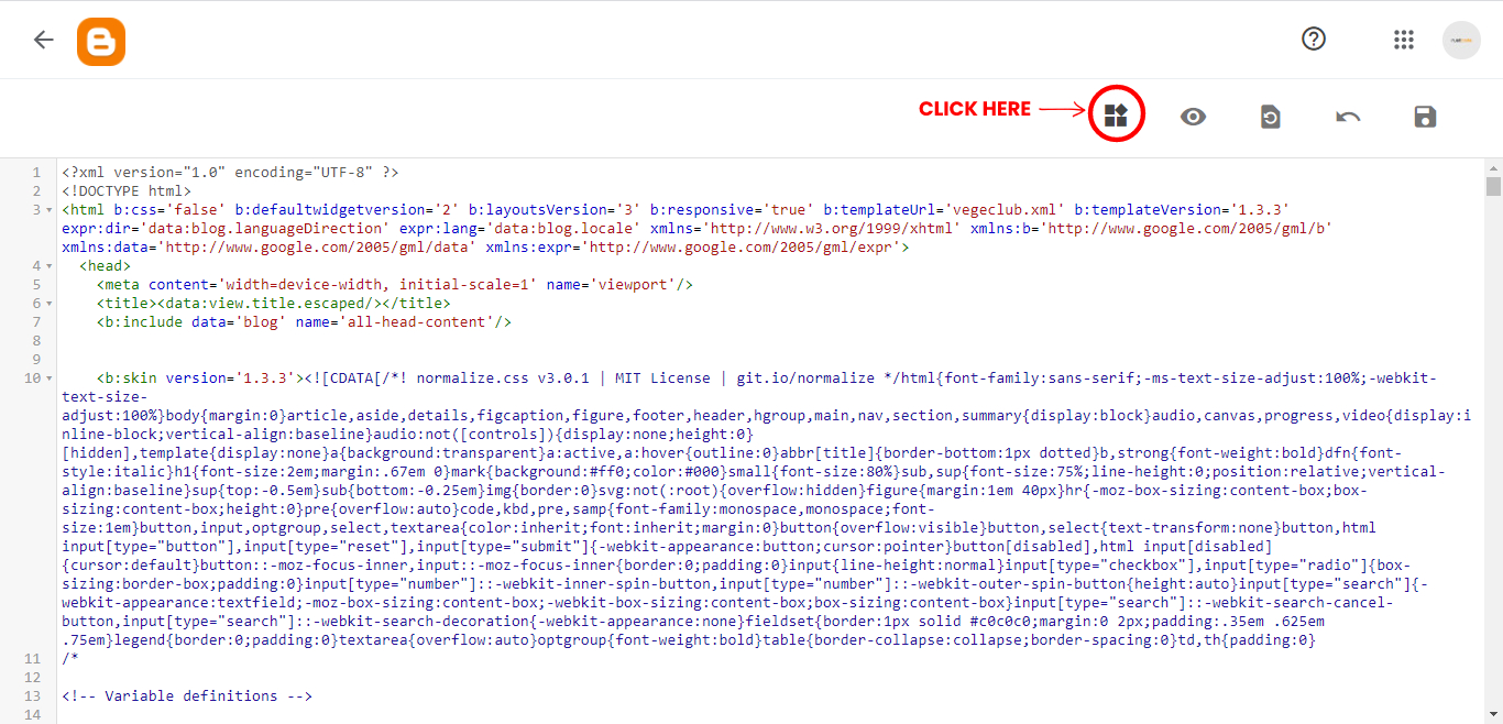 How To Edit Blogger Template XML And CSS | RUSTCODE