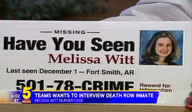 Texas Death Row Inmate Sought For Questioning In Melissa Witt Murder Texas Death Row Inmate Sought For Questioning In Melissa Witt Murder