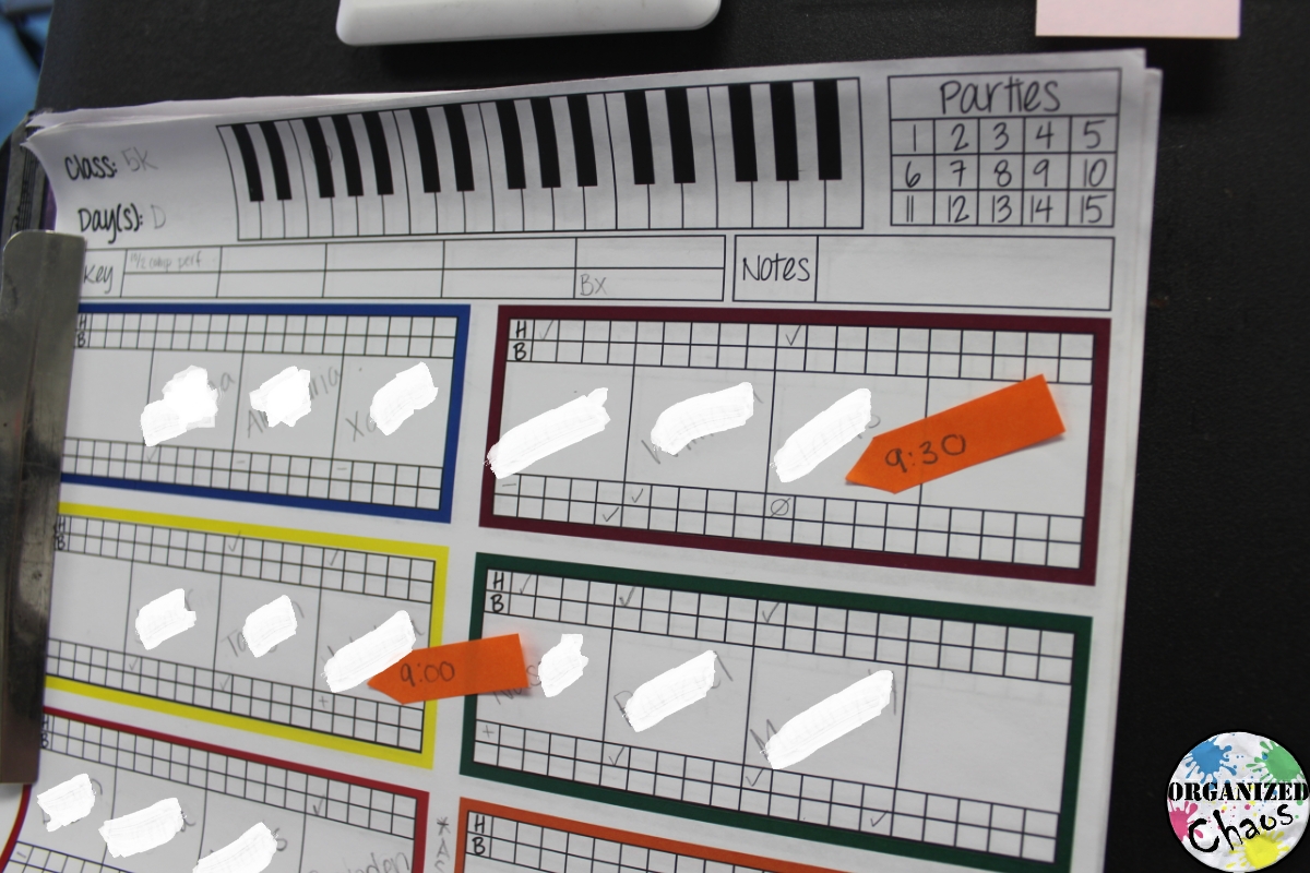 Teacher Tuesday: sticky notes organization | Organized Chaos