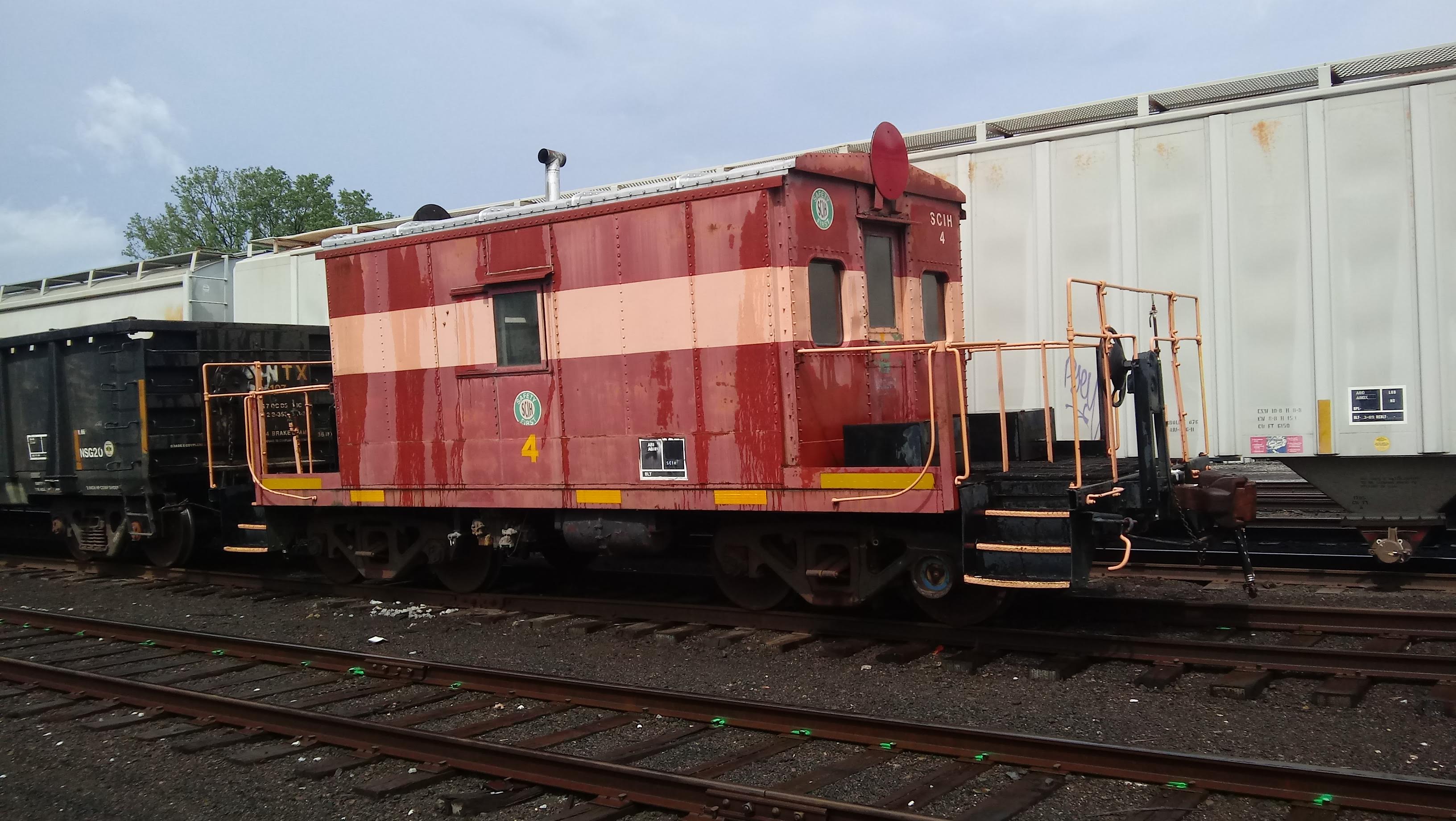 South Chicago and Indiana Harbor Railway. Caboose #4 and Other Pictures