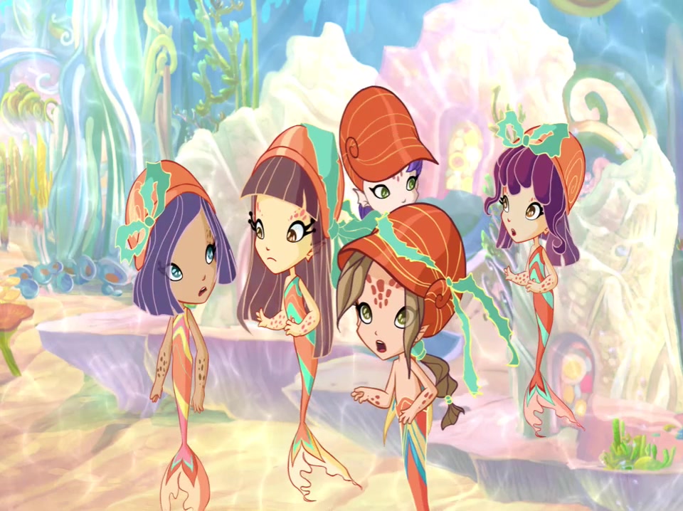 Imágenes de la aldea Selkie de Philla con nuevas Selkies!! - Winx Club All
