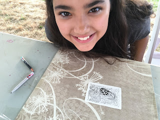 Art Room Blog: Zentanlge Walk-Up Workshop at the Workhouse in Lorton...