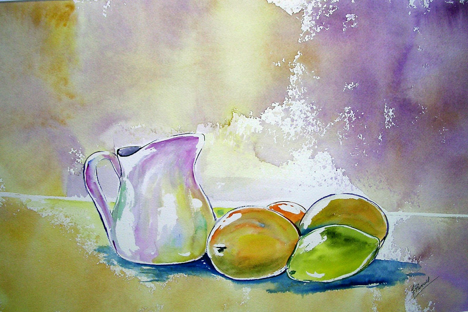 ACUARELAS DE LUPE PASCUAL: MIS BODEGONES