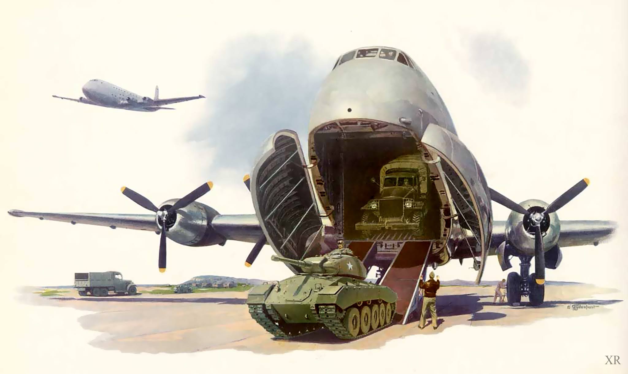 ATOMIC-ANNIHILATION: 1948 ... Lockheed R6V 'Constitution'