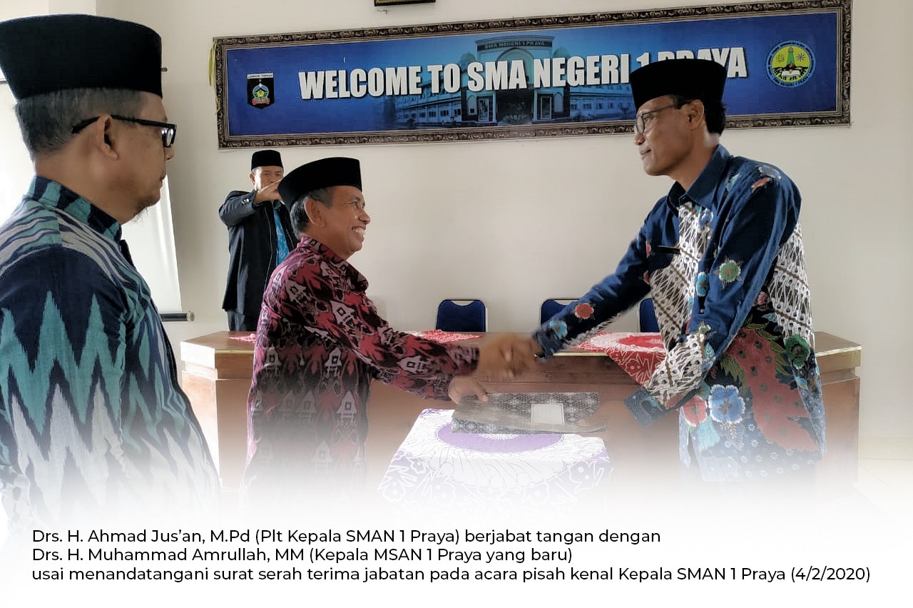 Muhammad Amrullah Optimis Menakhodai SMAN 1 Praya - Berita Hangat