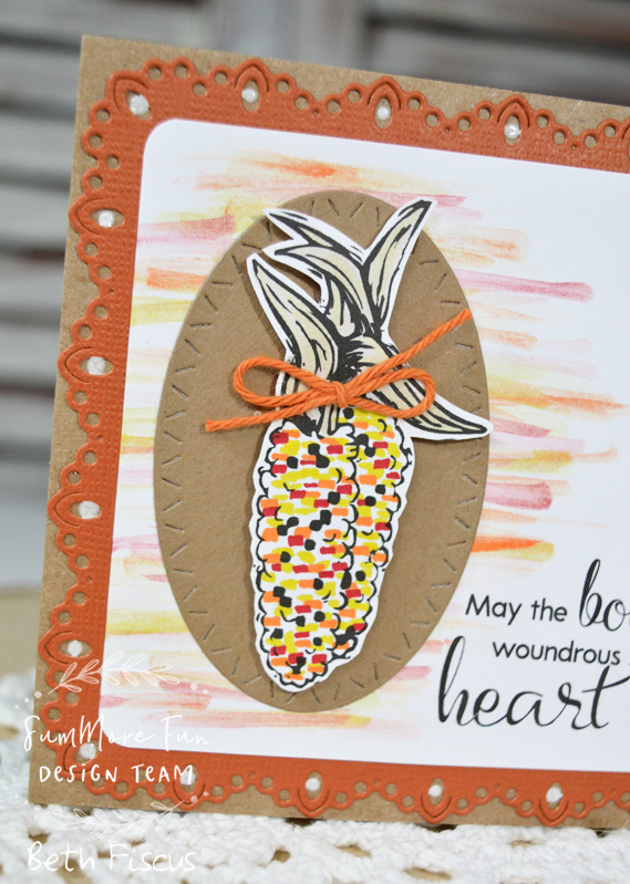 Beth's Beauties: Indian Corn Card