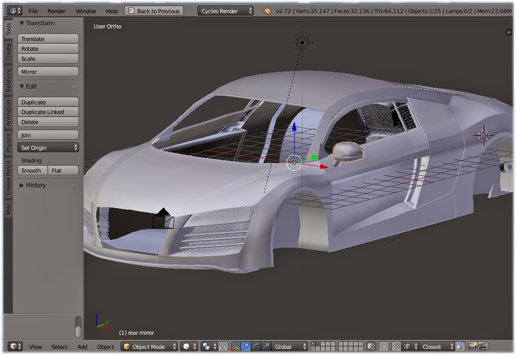tutoriales blender en español: como aislar objetos en blender