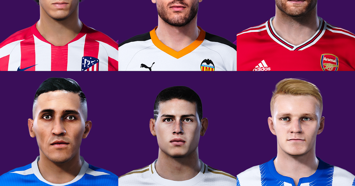 PES 2020 Facepack No.1 by L.G.R Facemaker ~ SoccerFandom.com | Free PES ...