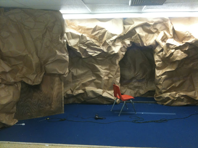Creative Construction: How to make a cave out of paper