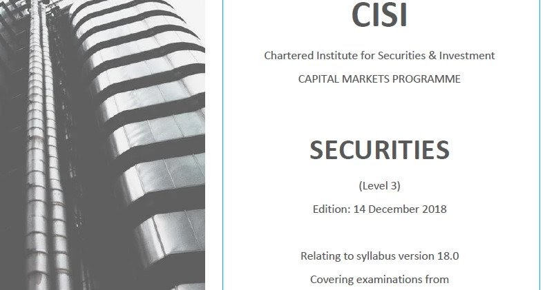 CISI Exam: The Complete Beginner's Guide to CISI Capital Markets ...