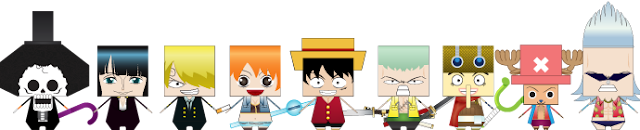 One Piece Paper craft Model - PAPEROX FREE PAPERCRAFT